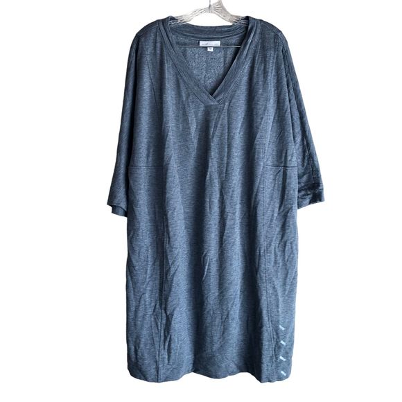 J. Jill | Dresses | J Jill Pure Jill Womens Tunic Dress Plus 2x Blue ...